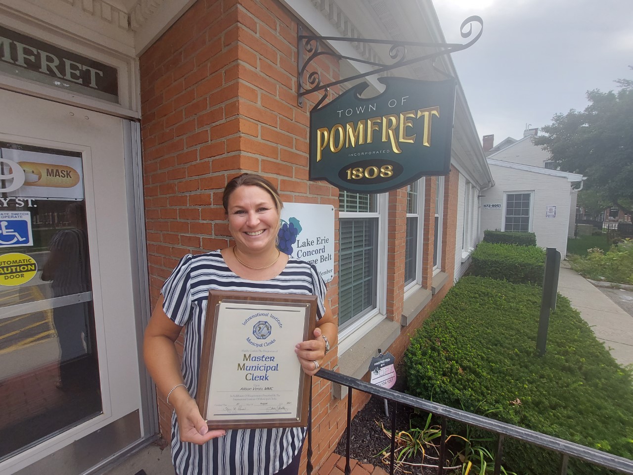 Pomfret’s Vento gets master clerk title | News, Sports, Jobs - Observer ...